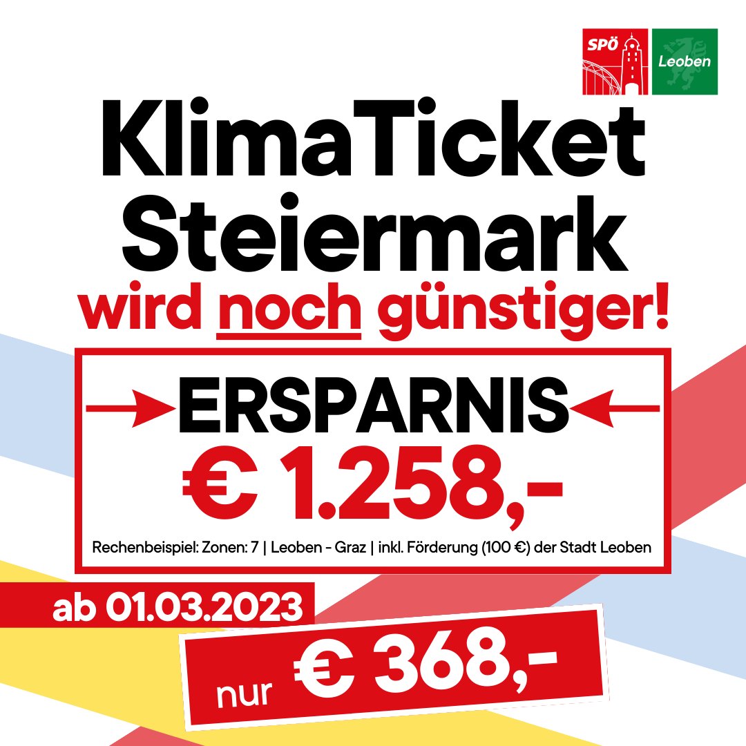 Klimaticket Steiermark – SPÖ Leoben